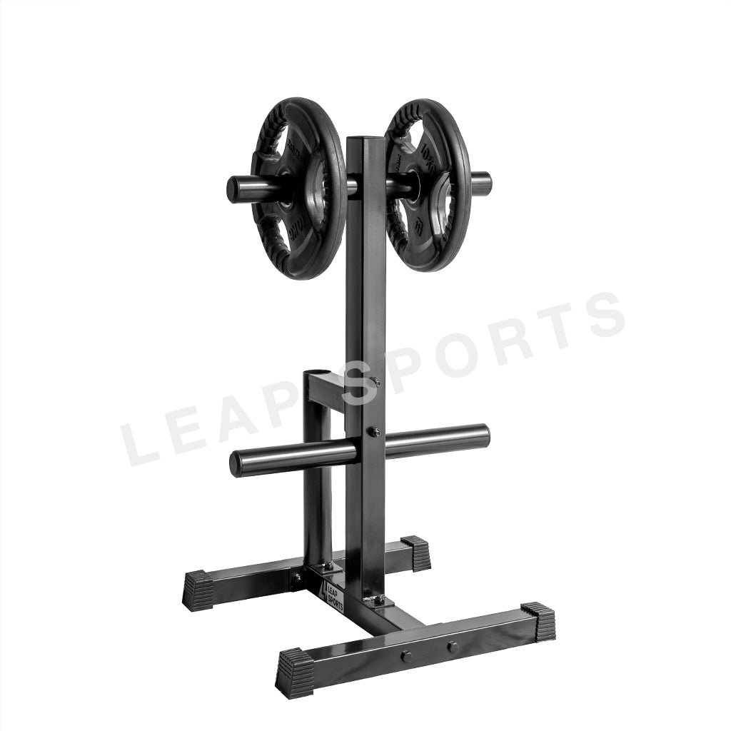 Leap Sports - Two Inch Olympic Weight Rack with Bar Holder – LEAP SPORTS